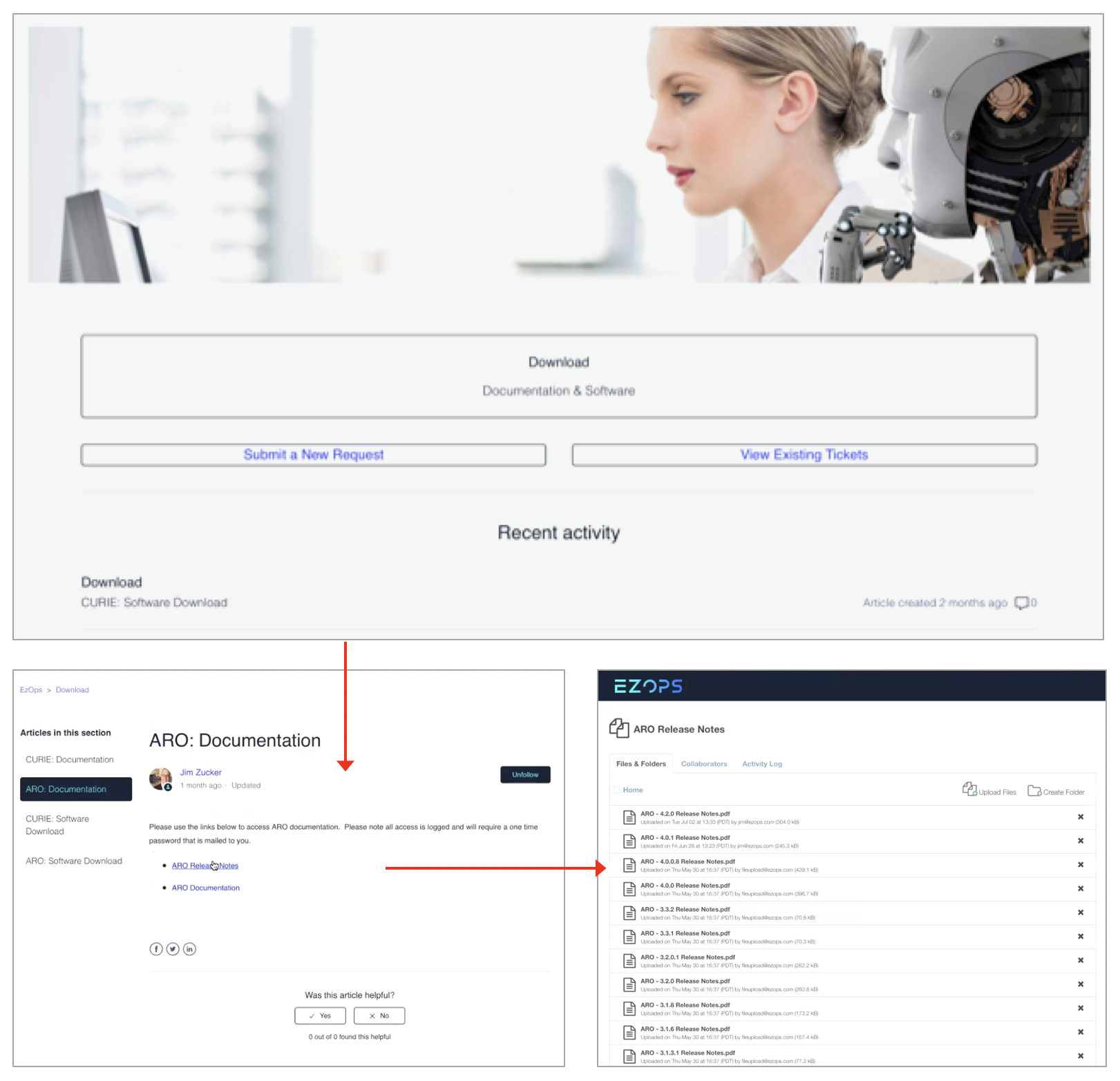 Case Study: EZOPS Software Distribution Portal